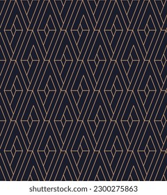 Line Diamond Pattern Dark Blue Background Stock Vector (Royalty Free ...