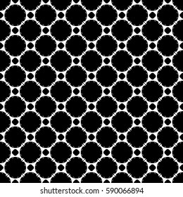 Vector Seamless Pattern Black White Monochrome Stock Vector (Royalty ...