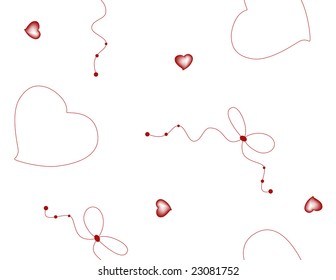 Set Dashed Line Heart Arrows Stock Vector (Royalty Free) 2233004587 ...