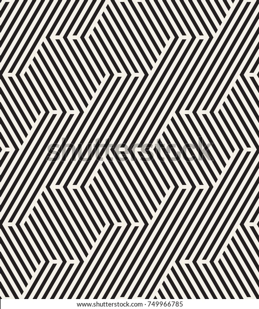 Vector Seamless Pattern Modern Geometric Texture: стоковая векторная ...