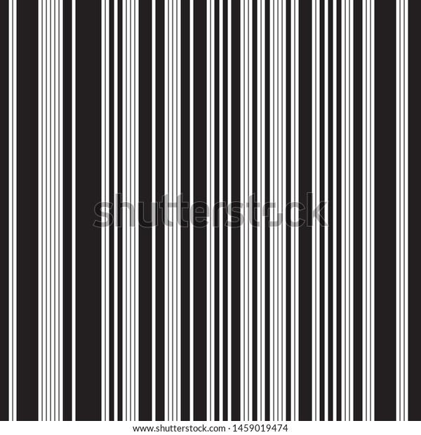 Vector Seamless Texture Vertical Black Stripes Stock Vector (Royalty ...