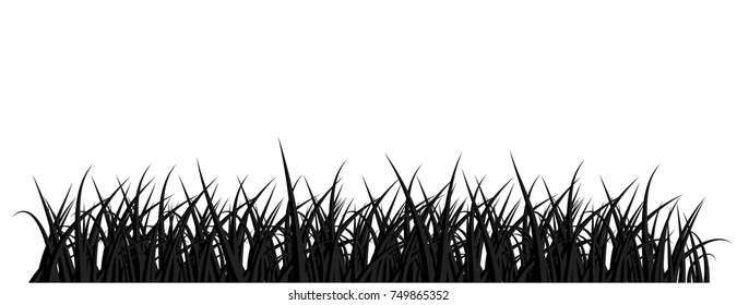 Pattern Strip Grass Vector Stock Vector (Royalty Free) 228825970 ...