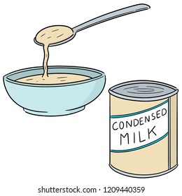 Vector Set Condensed Milk Stock Vector (Royalty Free) 1322885633 ...