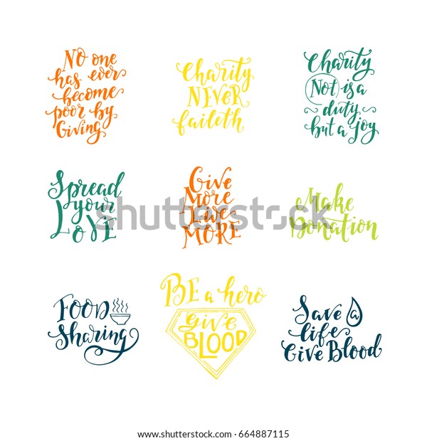 Vector Set Handwritten Set Banner Design Stock Vector (Royalty Free ...