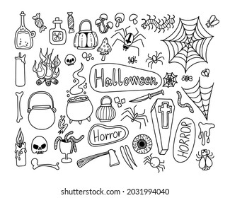 Hello Autumn Coloring Page Black White: vector de stock (libre de ...