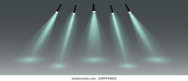 Vector Set Light Includes Light Source Stock Vector (Royalty Free ...