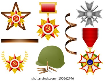 Vector Set Military Objects Related Victory: เวกเตอร์สต็อก (ปลอดค่า ...