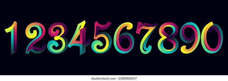 158.590 vetores e arte vetorial stock de Numbers learn | Shutterstock
