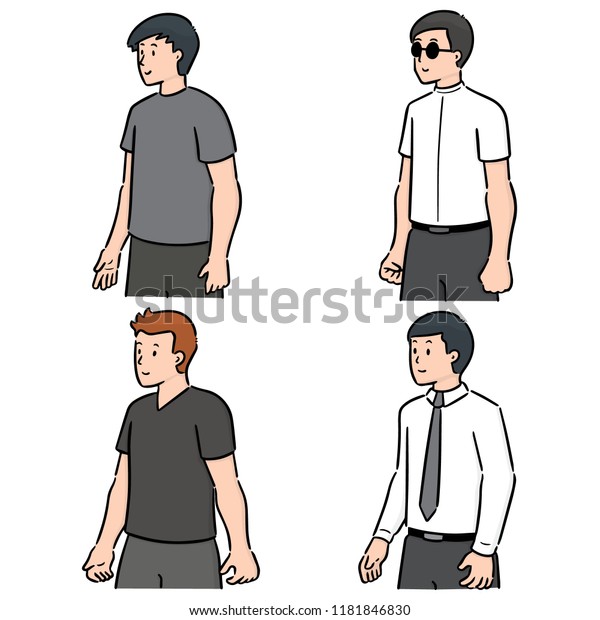 Vector Set People Stock Vector (Royalty Free) 1181846830 | Shutterstock