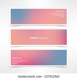 Vector Set Three Header Designs Business Stock Vector (Royalty Free ...