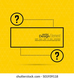 Vector Speech Bubble Question Mark Faq Stock Vector (Royalty Free ...