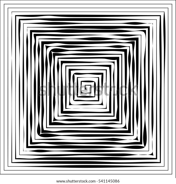 Vector Spiral No Gradient Textureconcentric Lines Stock Vector (Royalty ...