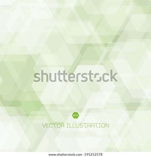 Vector Subtle Light Green Abstract Geometric Stock Vector (Royalty Free ...