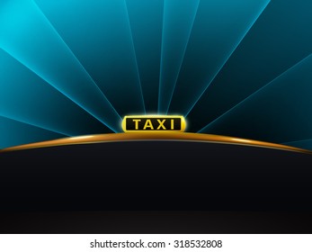 Vector Taxi Sign Stock Vector (Royalty Free) 88705108 | Shutterstock