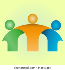 Vector Team Stock Vector (Royalty Free) 373981744 | Shutterstock