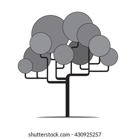 Vector Tree Space Text Stock Vector (Royalty Free) 430925257 | Shutterstock