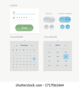 Vector Set Various Elements Used User Stock Vector (Royalty Free) 140257387 | Shutterstock