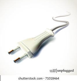 Vector Unplugged Concept Stock Vector (Royalty Free) 71018464 ...