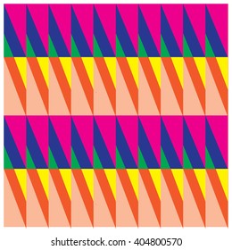 Vector Vintage Colorful Angular Triangle Pattern Stock Vector (Royalty ...