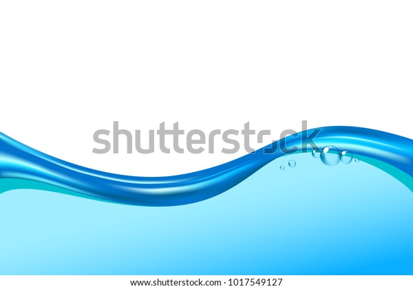 Vector Water Splash Background Wave Transparent Stock Vector (Royalty ...