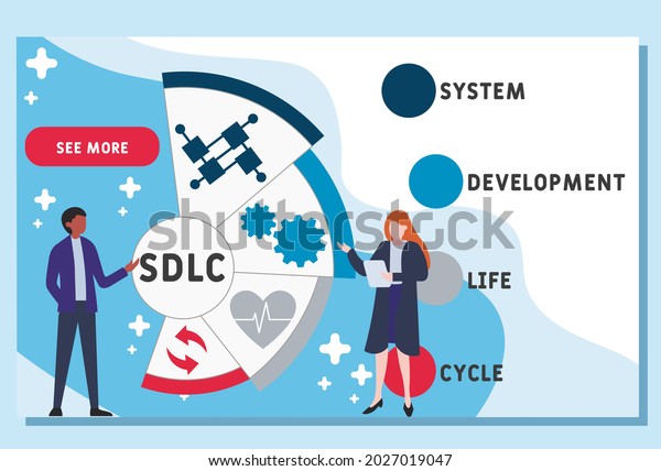 Vector Website Design Template Sdlc System Stock Vector (Royalty Free ...