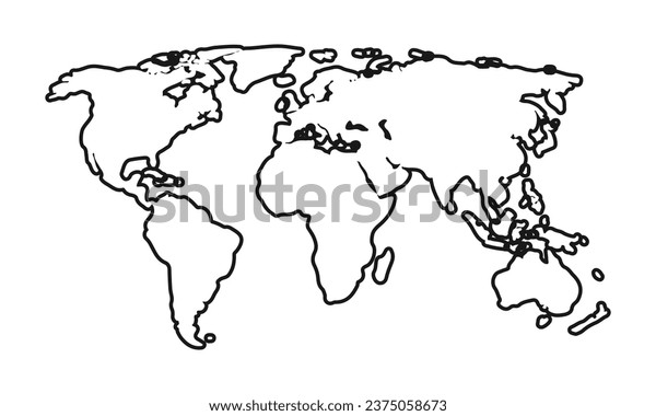 Fondo blanco vectorial del mapa del: vector de stock (libre de regalías ...