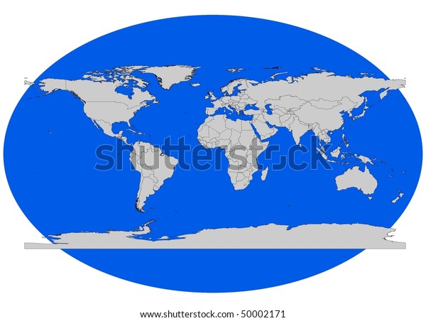Vector World Map Wgs84 Coordinate System: vector de stock (libre de ...
