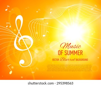Vector Yellow Background Music Notes Key Stock Vector (Royalty Free ...