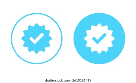 Verified Icon Vector Verification Check Mark Stock Vector (Royalty Free) 2610181419 | Shutterstock