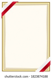 Vertical Frame Border Malta Flag Template Stock Vector (Royalty Free ...