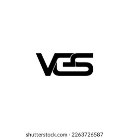Ves Initial Letter Monogram Logo Design Stock Vector (Royalty Free ...