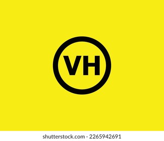Vh Logo Design Vector Template Stock Vector (Royalty Free) 2265942691 ...