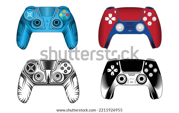 Video Game Controller Vector Design Stock Vector (Royalty Free ...