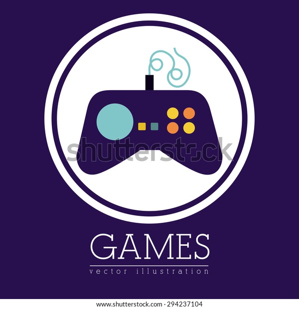 Video Game Digital Design Vector Illustration Stock Vector (Royalty ...