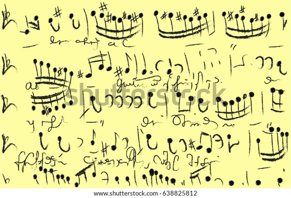 686 Hand Written Music Notes Images, Stock Photos & Vectors | Shutterstock