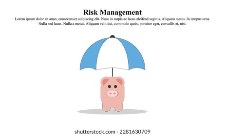 Visual Illustration Concept Risk Management Stock Vector (Royalty Free ...