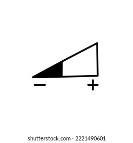 Volume Icon Vector Simple Flat Symbol Stock Vector (Royalty Free ...