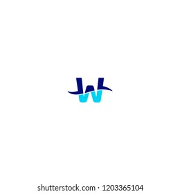 W Letter Wave Effect Vector Logo Stock Vector (Royalty Free) 1203365104 ...