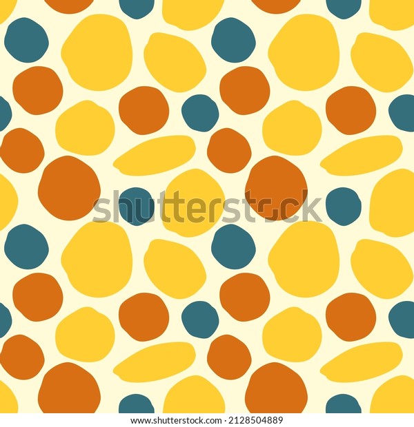 Wallpaper Circular Abstract Seamless Pattern Repetitive Stock Vector ...