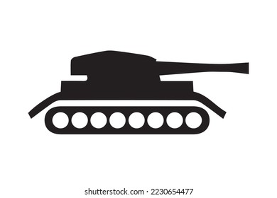 Main Battle Tank White Wheels Black Stock Vector (Royalty Free ...