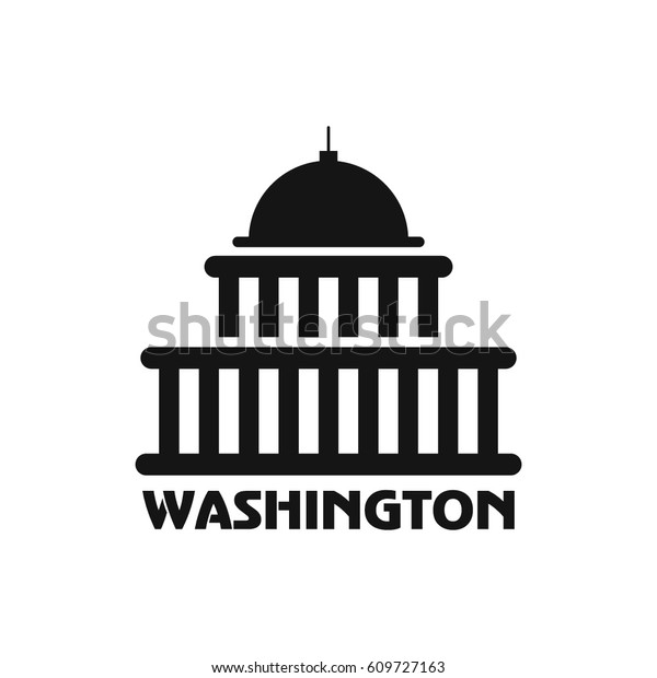 Washington Icon Vector Stock Vector (Royalty Free) 609727163 | Shutterstock
