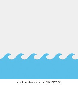 Waves Flat Vector Design Stock Vector (Royalty Free) 789332140 ...