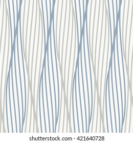 Wavy Pattern Line Mesh Seamless Vector Stock Vector (Royalty Free ...
