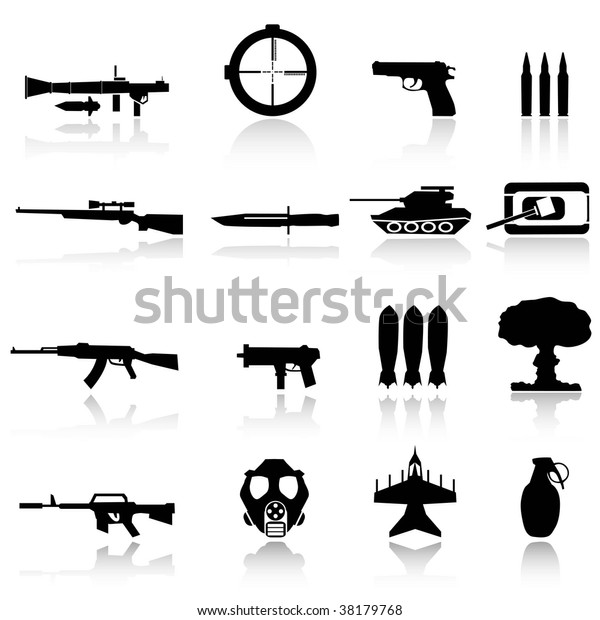 Weapons War Stock Vector (Royalty Free) 38179768 | Shutterstock