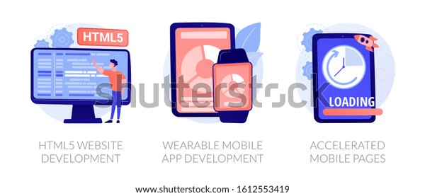 Web Programming Language Smart Tech App Stock Vector (Royalty Free) 1612553419 | Shutterstock
