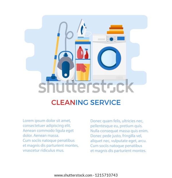 Website Header Vector Template Logo Cleaning Stock Vector (Royalty Free ...