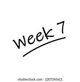 Week 8 Poster Banner Vector Illustration Stock Vector (Royalty Free) 2209400565 | Shutterstock