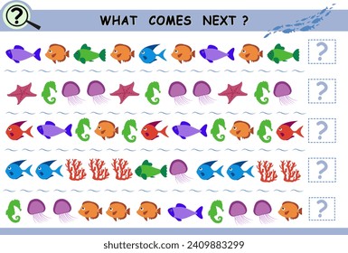 What Comes Next Continue Row Underwater Stock Vector (Royalty Free ...
