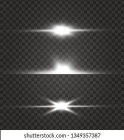 White Glow Rectangular Frame Transparent Backgroundvector Stock Vector ...