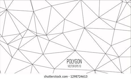 White Polygon Background Stock Vector (Royalty Free) 1299163747 ...